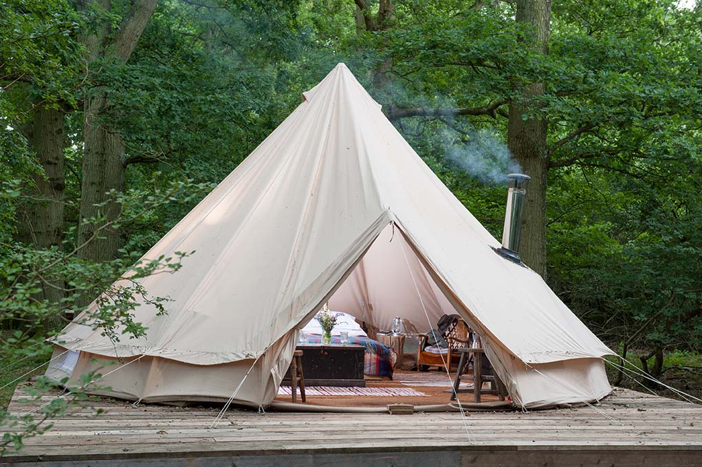 Bell Tents Camping West Sussex- Knepp