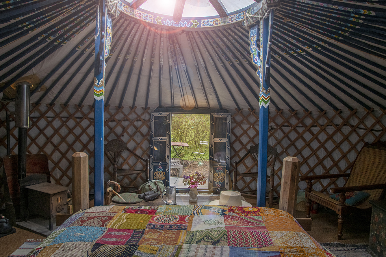 Purple Emperor Yurt - Knepp